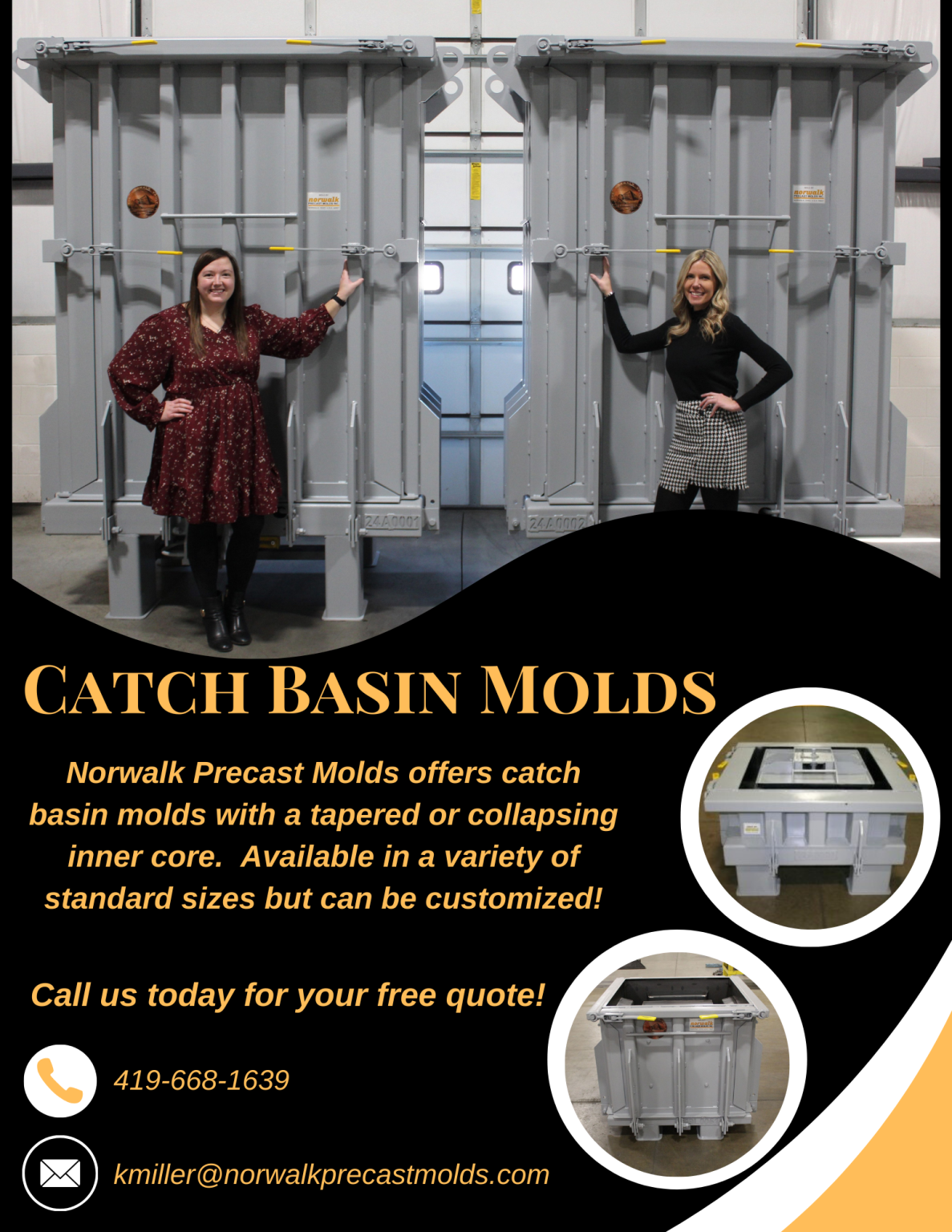 Catch Basin Molds - Norwalk Precast Molds