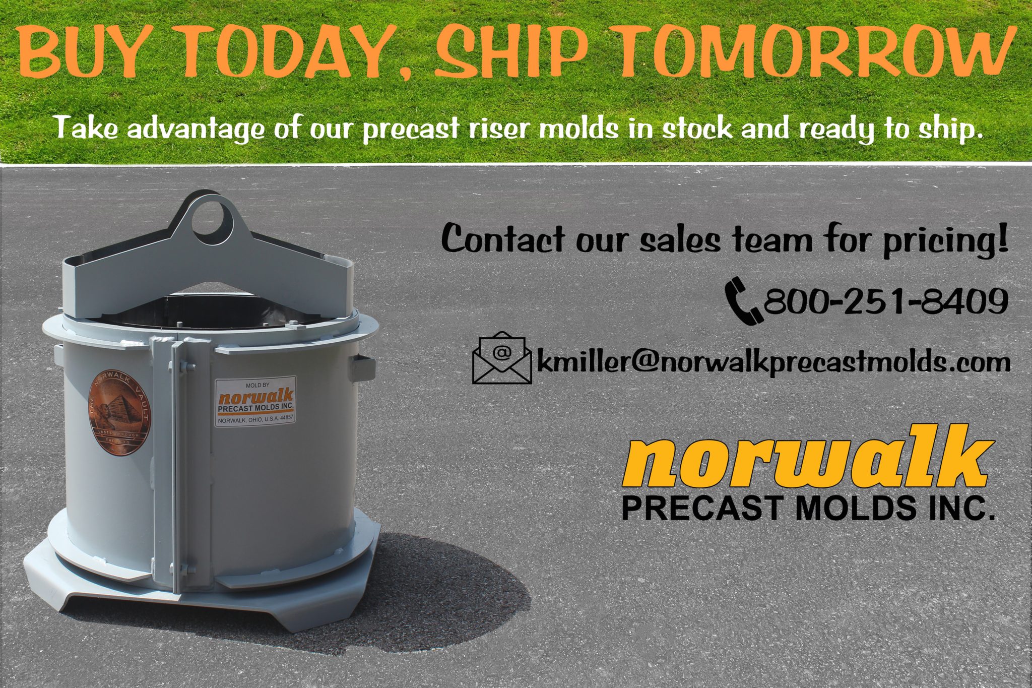 In Stock Riser Molds - Norwalk Precast Molds