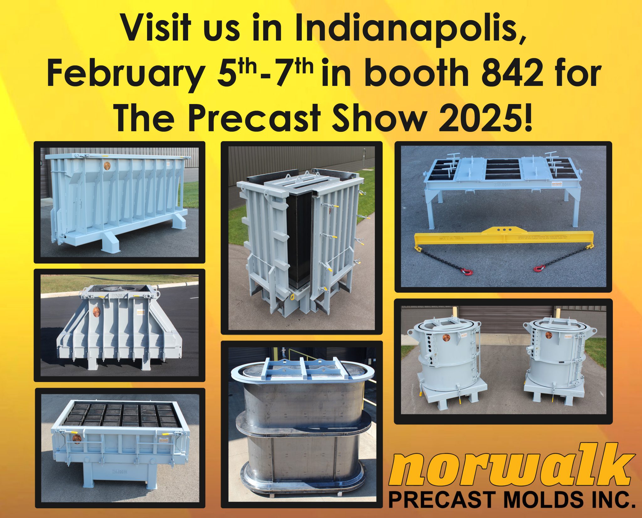 Visit Us in Indianapolis - Norwalk Precast Molds