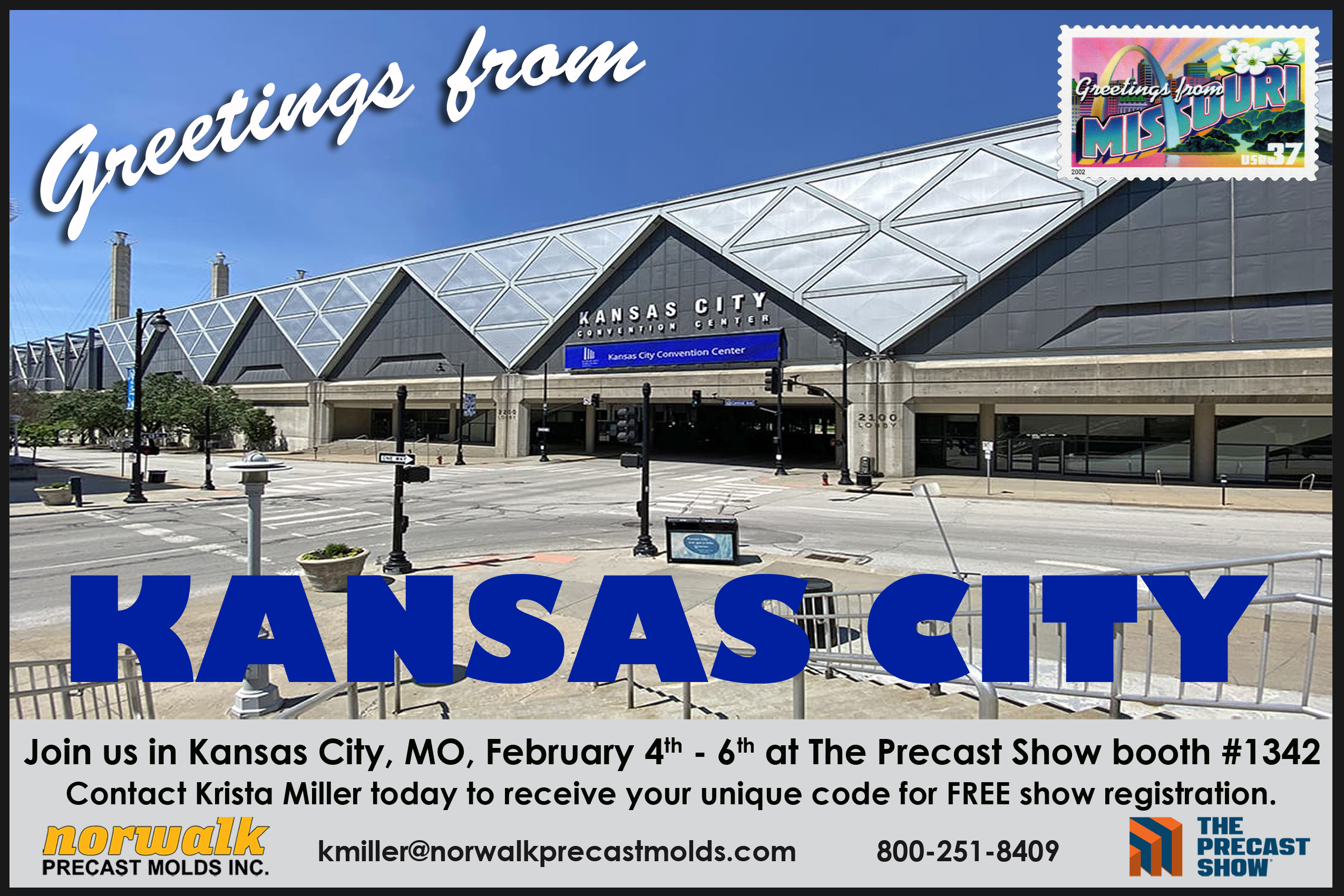 Greetings from Kansas City - Norwalk Precast Molds